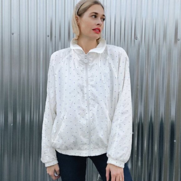 Vintage | Jackets & Coats | Vintage Lady Foot Locker Polka Dot ...